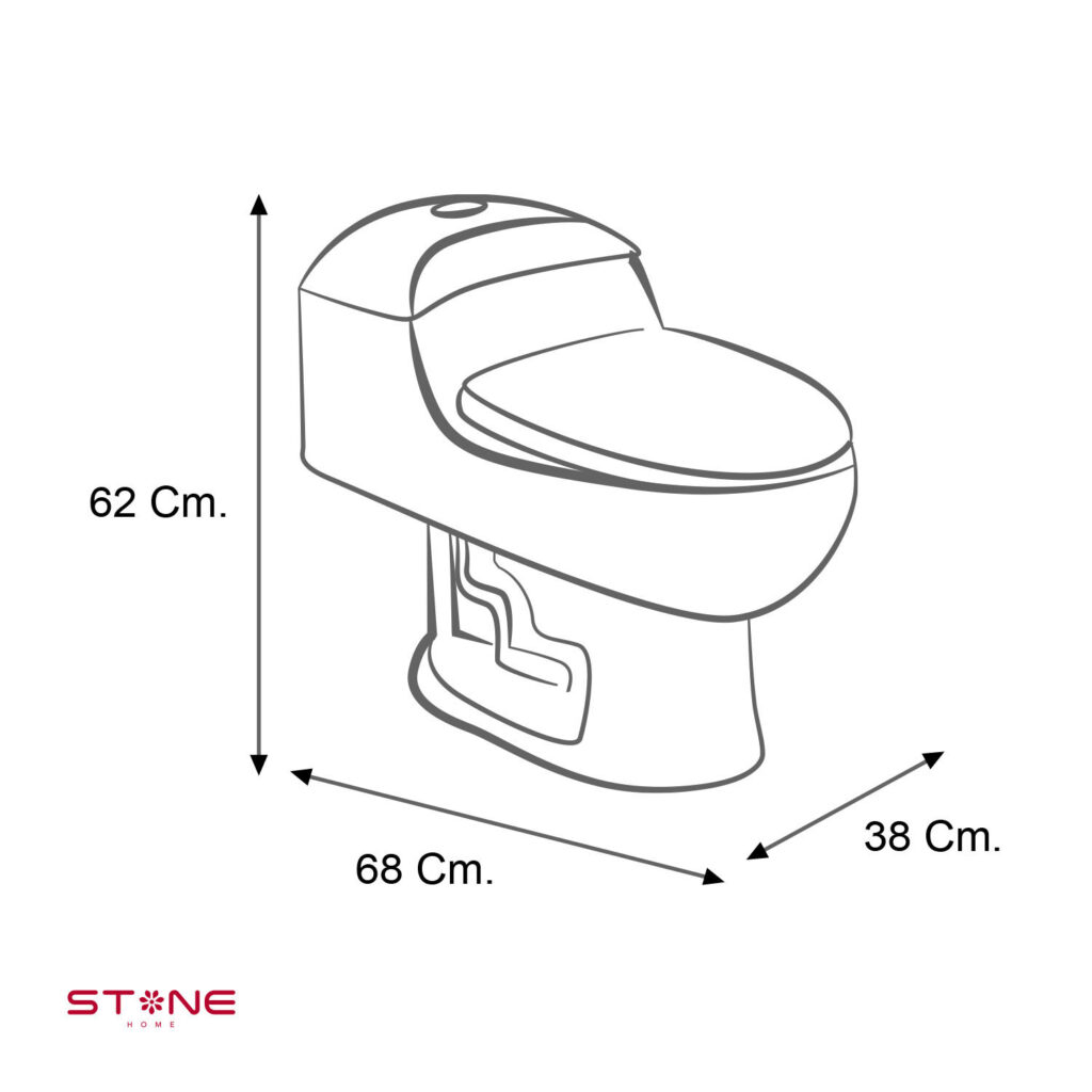 COMBO DE INODORO ESSENCE BONE + LAVATORIO C/PEDESTAL STONE – STONE HOME ...